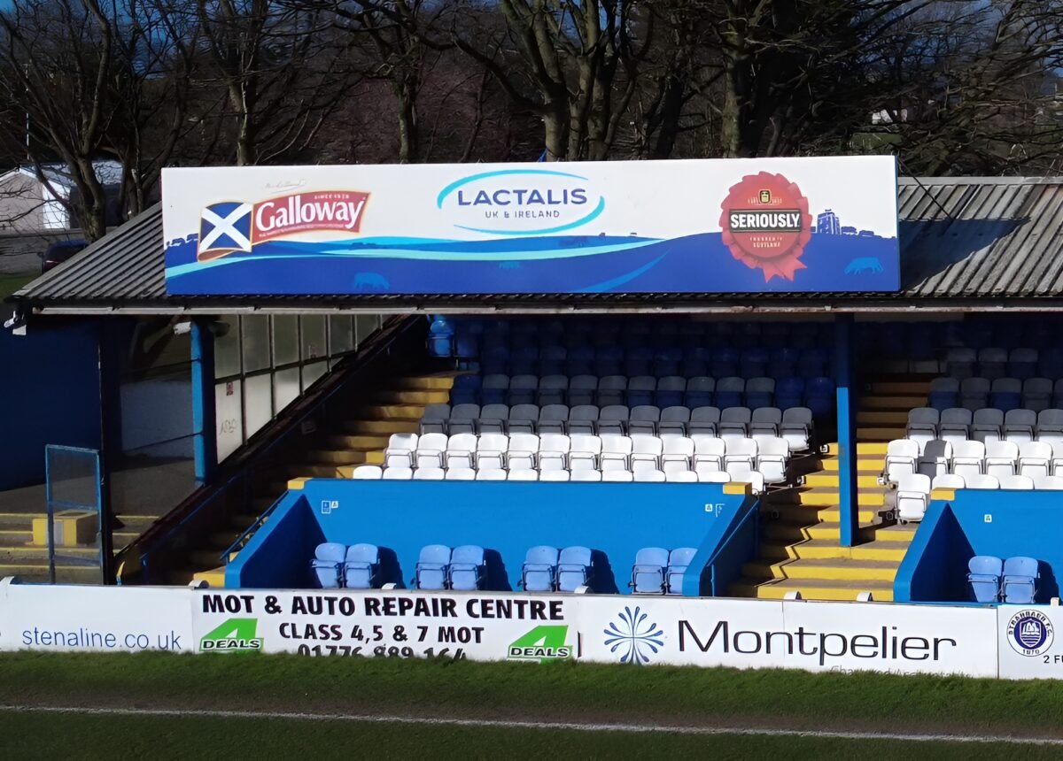 Stadium advertising - Stranraer FC